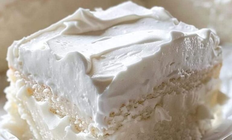 Classic White Cake with Whipped Frosting – MMy Grandma’s Recipes